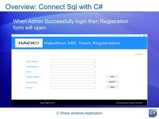 C# Crystal Reports | PPT