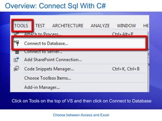 C# Crystal Reports | PPT | Free Download