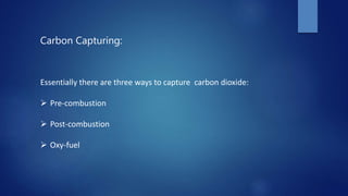 Carbon Capture and Storage | PPTX