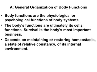 CCS 010- TOPIC 2B - ANATOMY & PHYSIOLOGY - FEB 2019.ppt