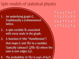 Spin models on networks revisited | PPT