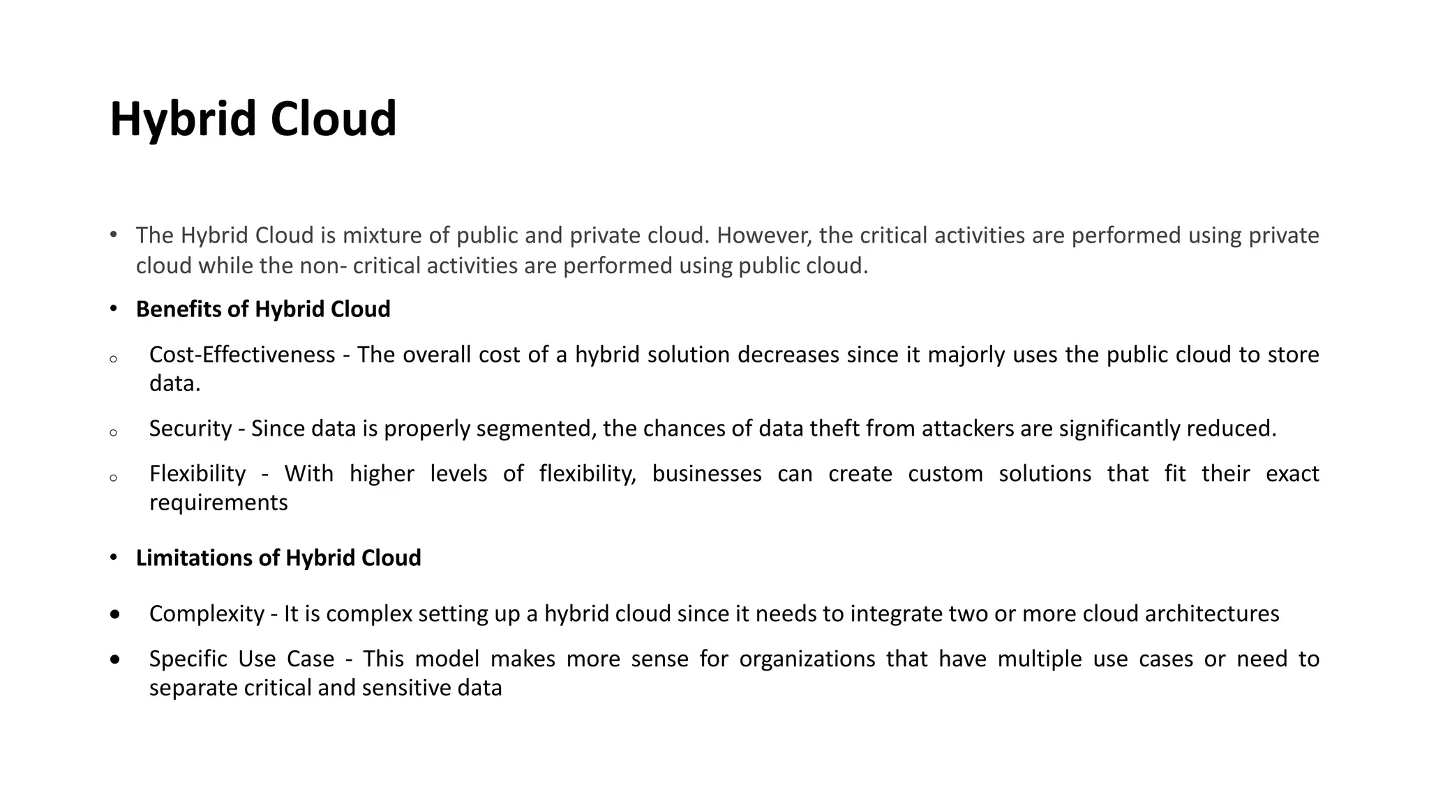 CCS335 - Cloud architecture model and infrastructure | PPTX