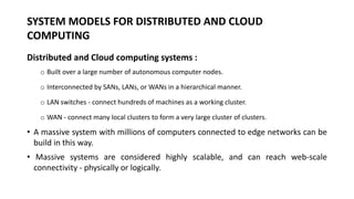 CCS335 - Cloud architecture model and infrastructure | PPTX