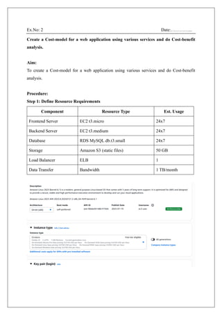 CCS336 Cloud Services Management Lab Manual | PDF