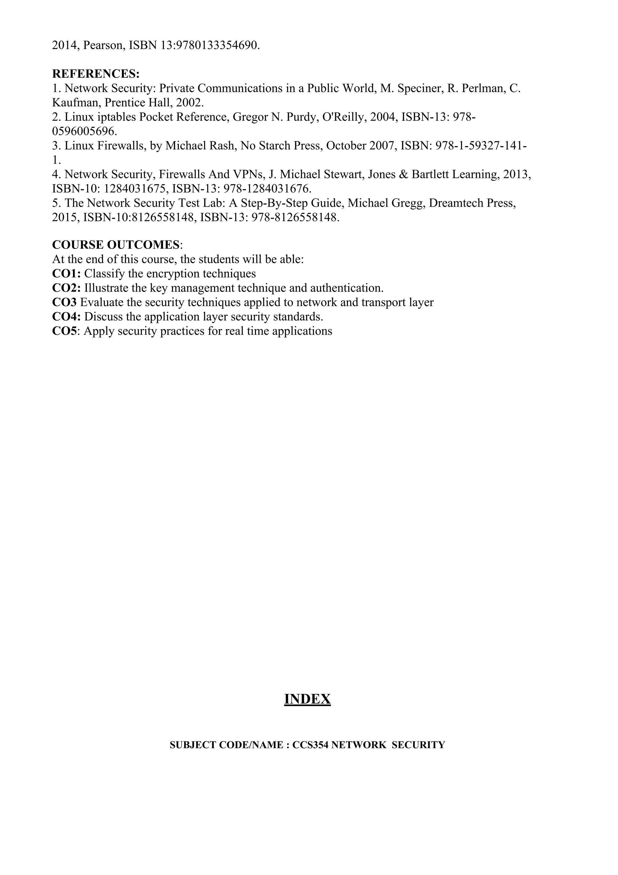 Ccs354 Network Security Manual 1 Docx
