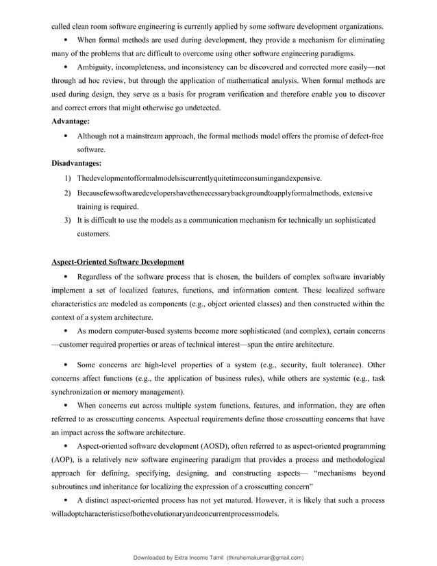 ccs356-software-engineering-notes.pdf | Computer Software and ...