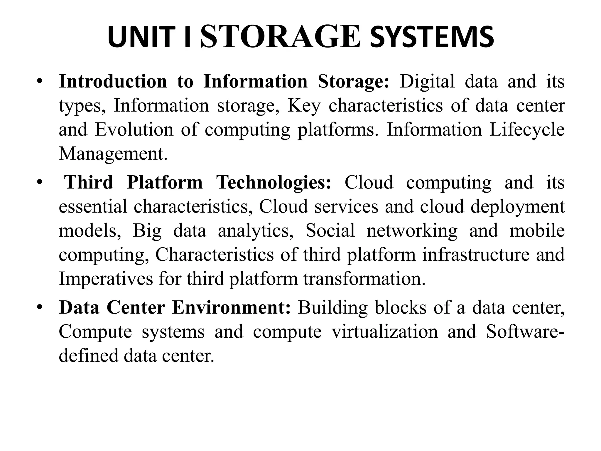 CCS367-STORAGE TECHNOLOGIES-UNIT -I.pptx