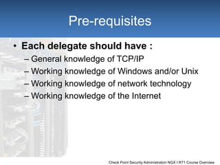 CCSA NGX R71 Course Overview | PPT