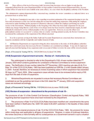 Ccs (cca) rules | PDF