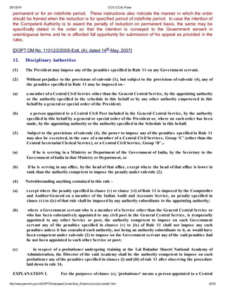 Ccs (cca) rules | PDF