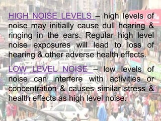 Ccsci noise pollution (dawn) | PPT