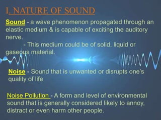 Ccsci noise pollution (dawn) | PPT