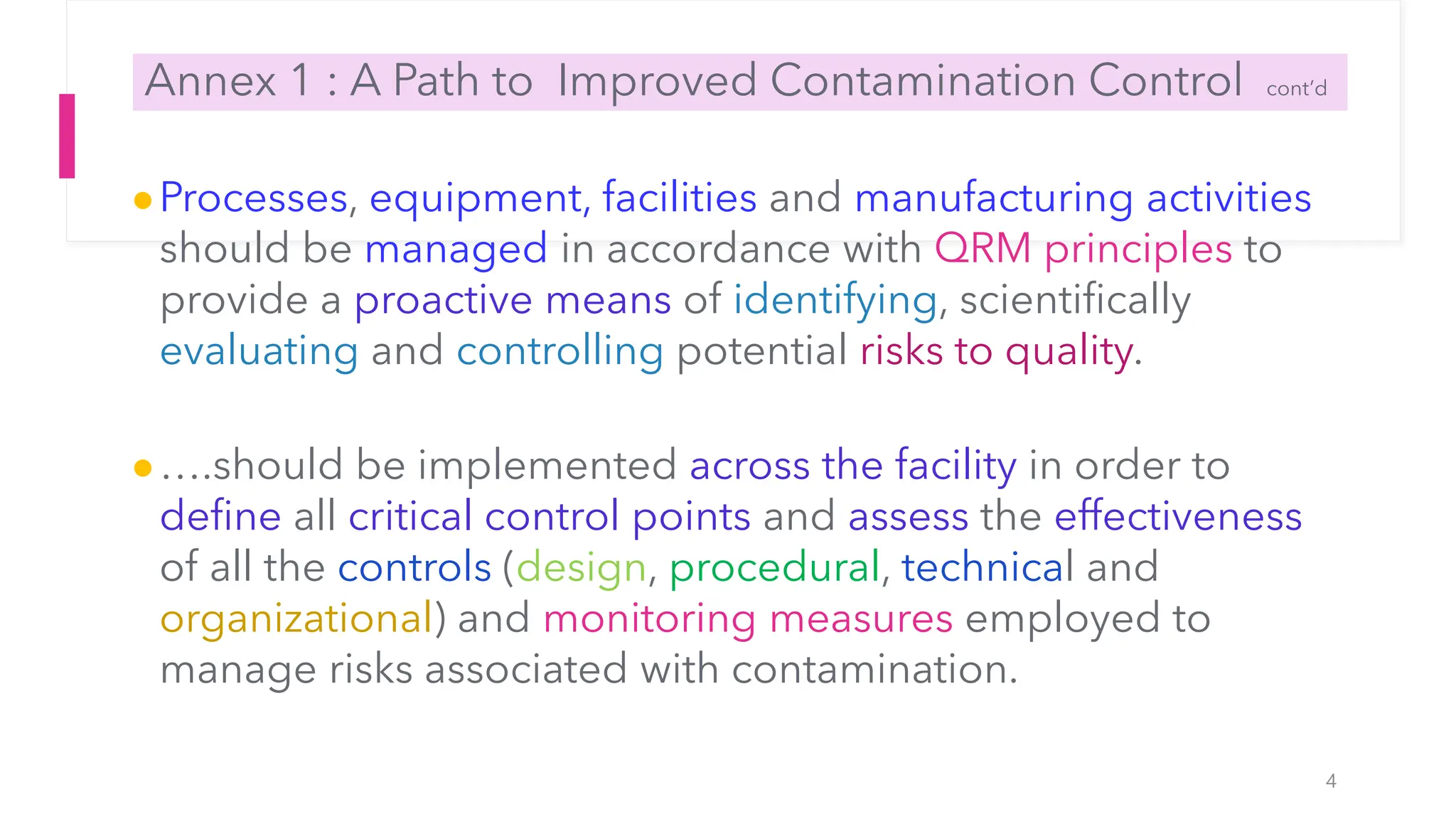 CCS Contamination Control Strategy Presentation.pdf | Indoor ...