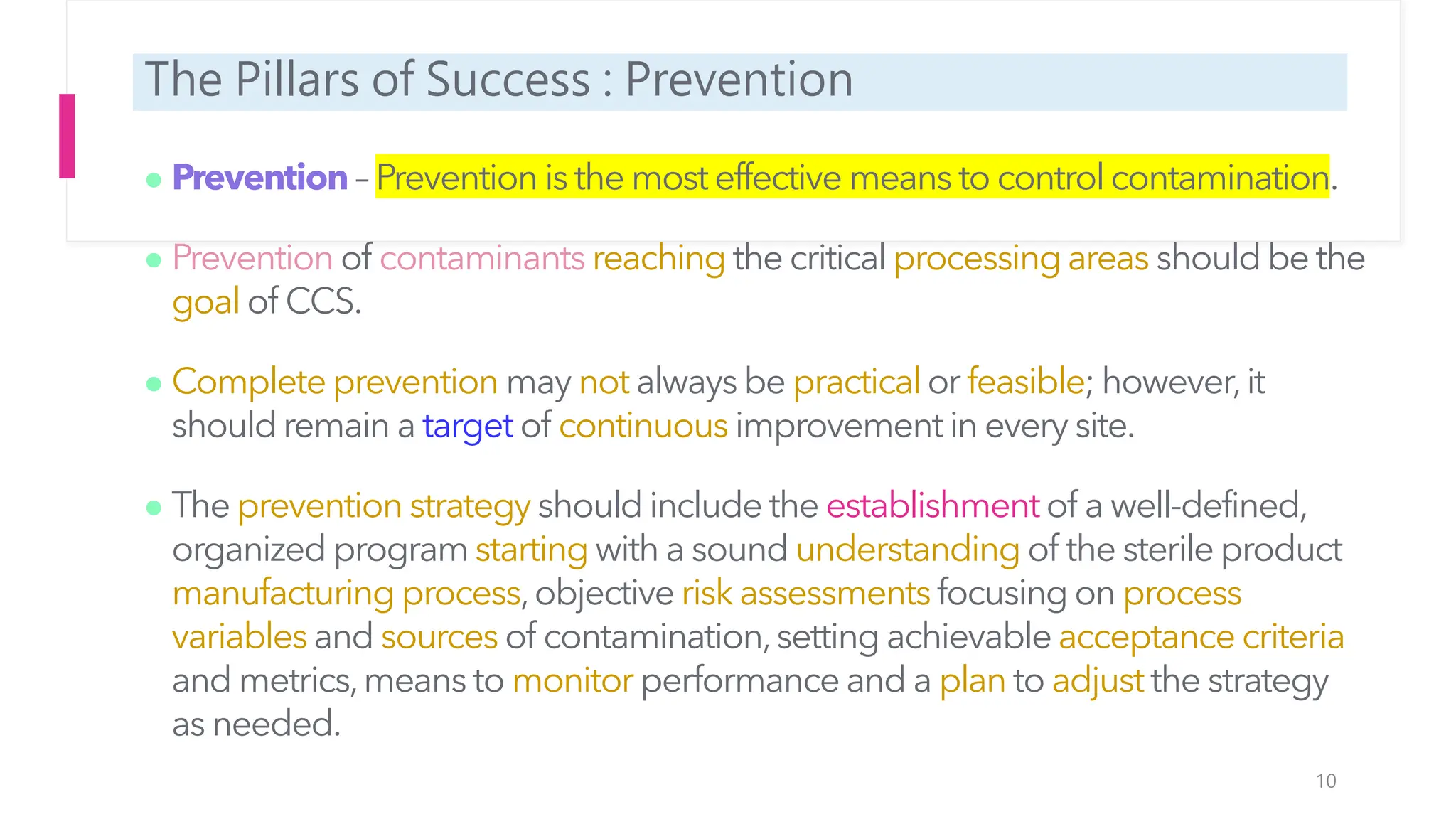 CCS Contamination Control Strategy Presentation.pdf | Indoor ...