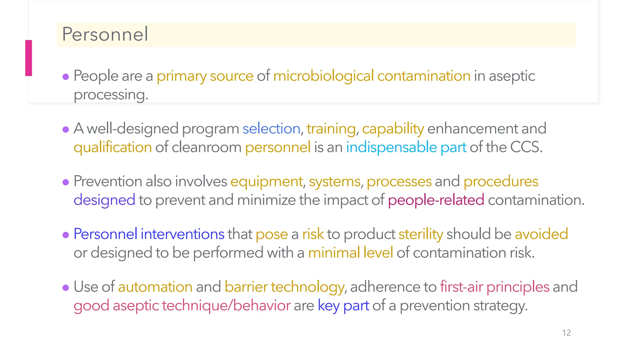CCS Contamination Control Strategy Presentation.pdf | Indoor ...