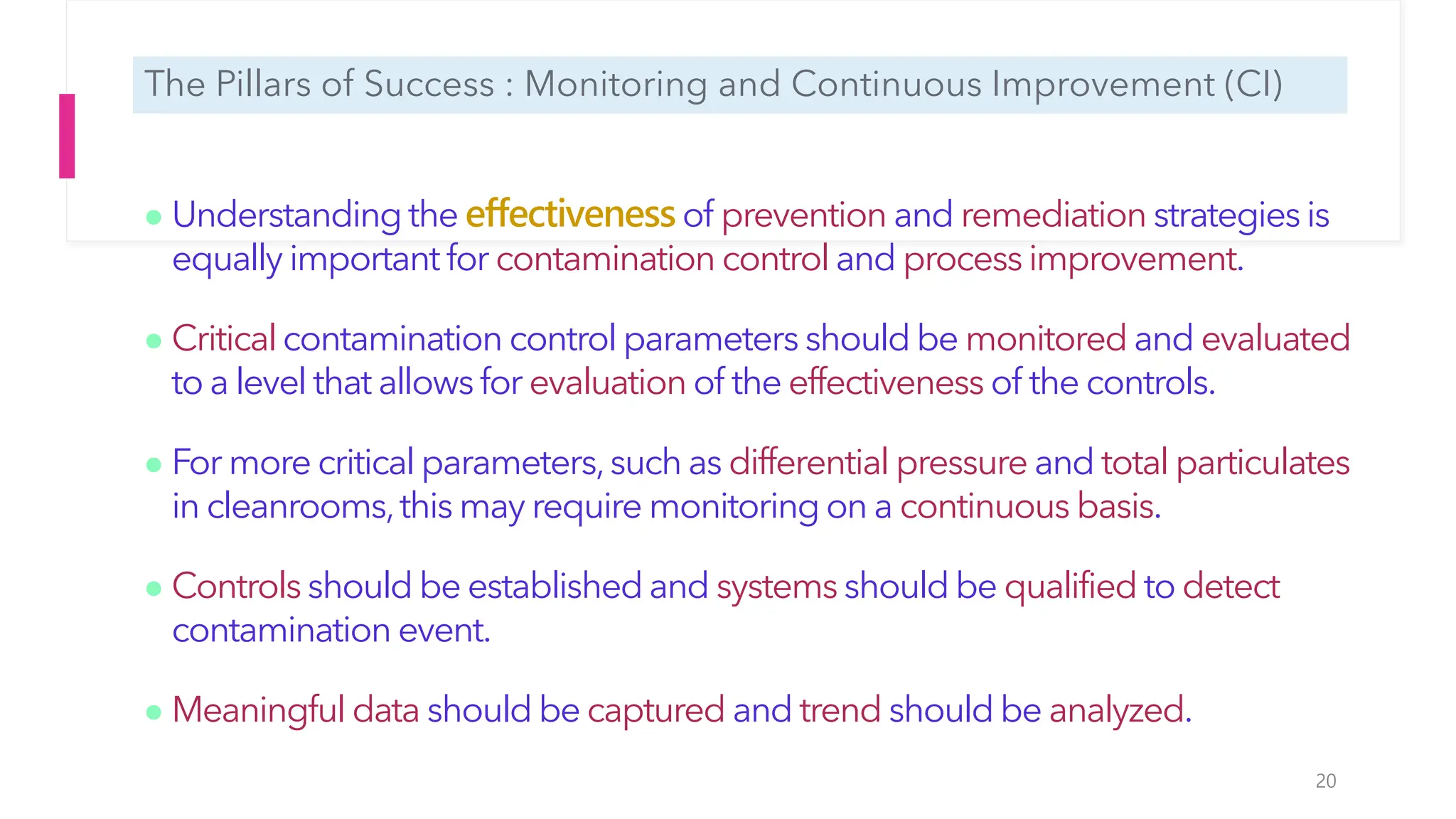 CCS Contamination Control Strategy Presentation.pdf | Indoor ...