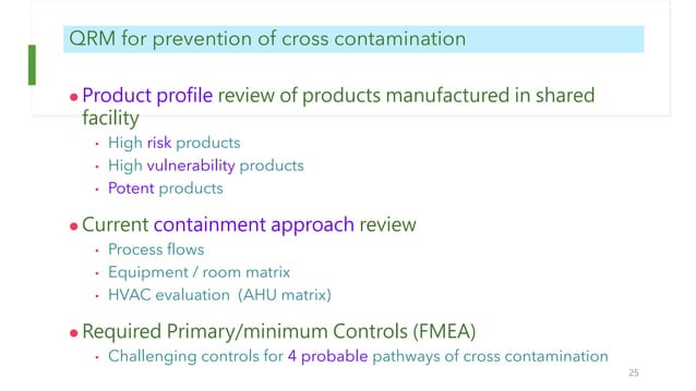 CCS Contamination Control Strategy Presentation.pdf | Indoor ...