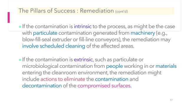 CCS Contamination Control Strategy Presentation.pdf | Indoor ...