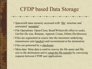 Ccsds based file delivery protocol (cfdp) v1p3 | PDF