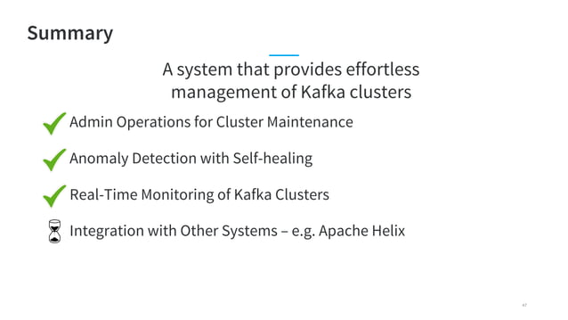 Cruise Control: Effortless management of Kafka clusters | PPT