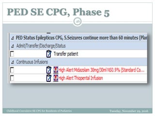 Management of convulsive status epilepticus in children: an adapted ...