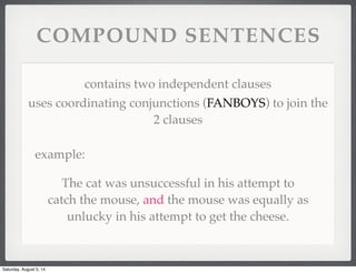Compound-Complex Sentences | PDF