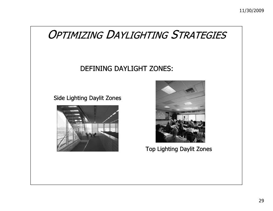 Optimizing Daylighting Strategies