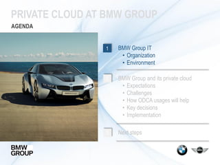 Private cloud at BMW Group – An open approach | PDF