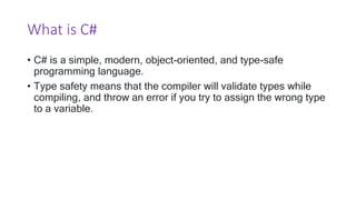 C # (C Sharp).pptx