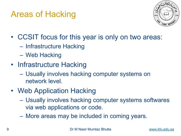 Introduction to Ethical Hacking | PPT