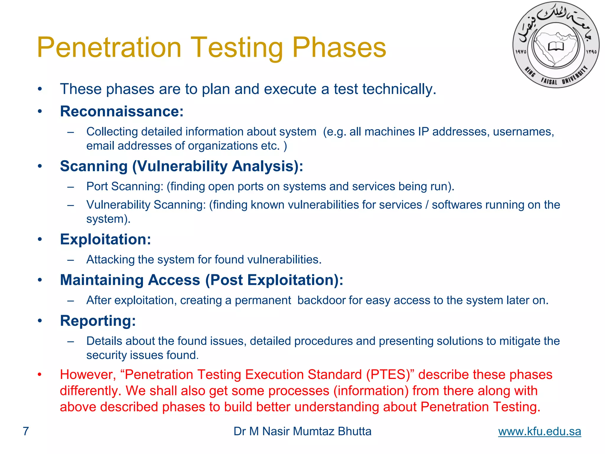 Penetration Testing Execution Phases | PDF | Information and Network ...