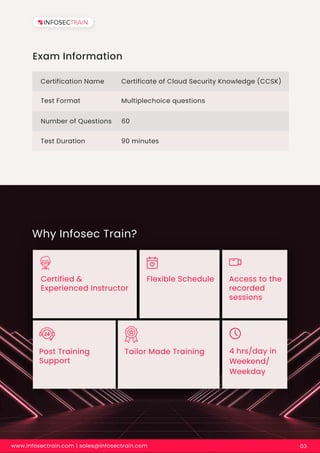 Ccsk course content v1 | PDF