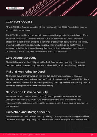 Ccsk course content v1 | PDF