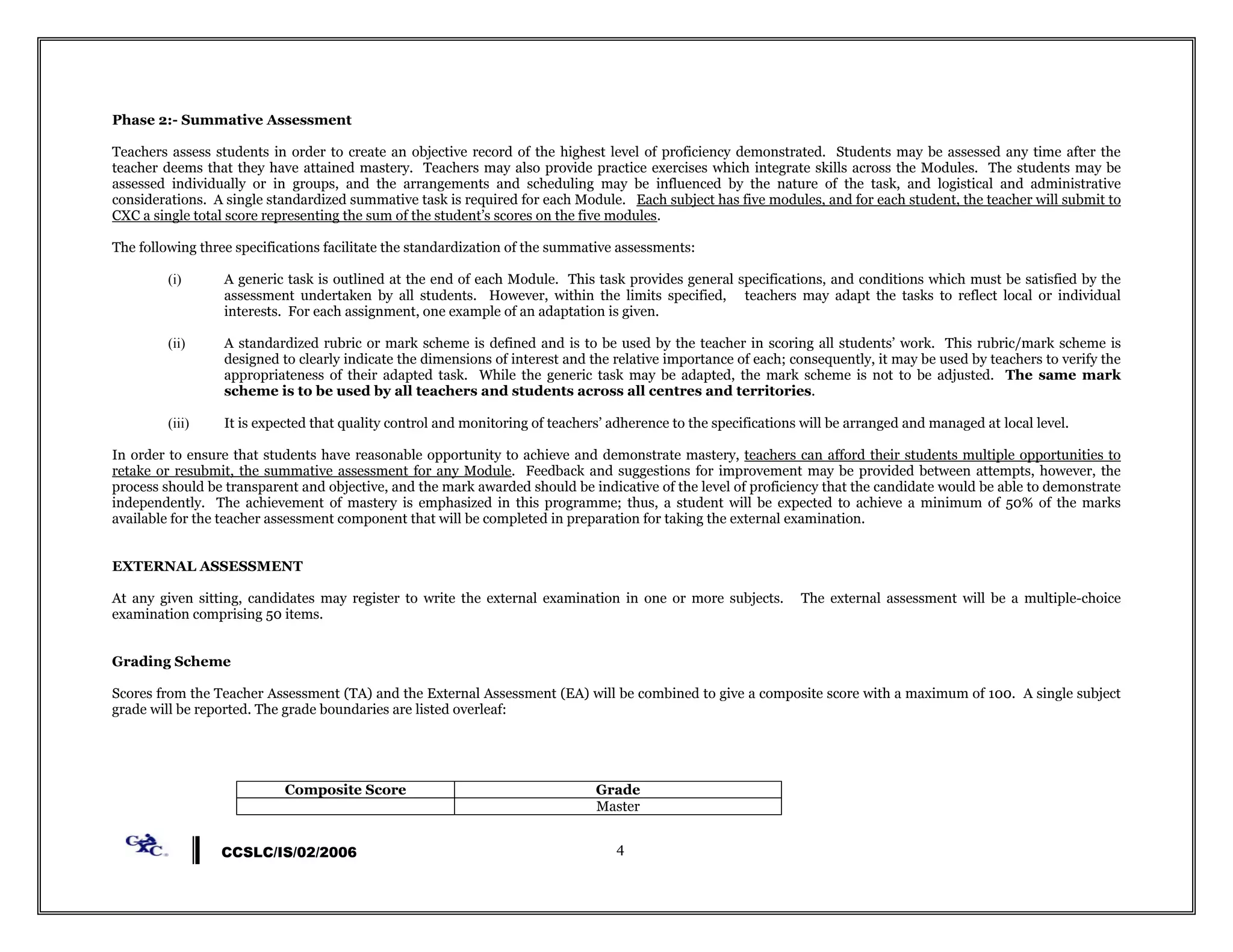 Ccslc syllabus (integrated science) Leroy walker | PDF