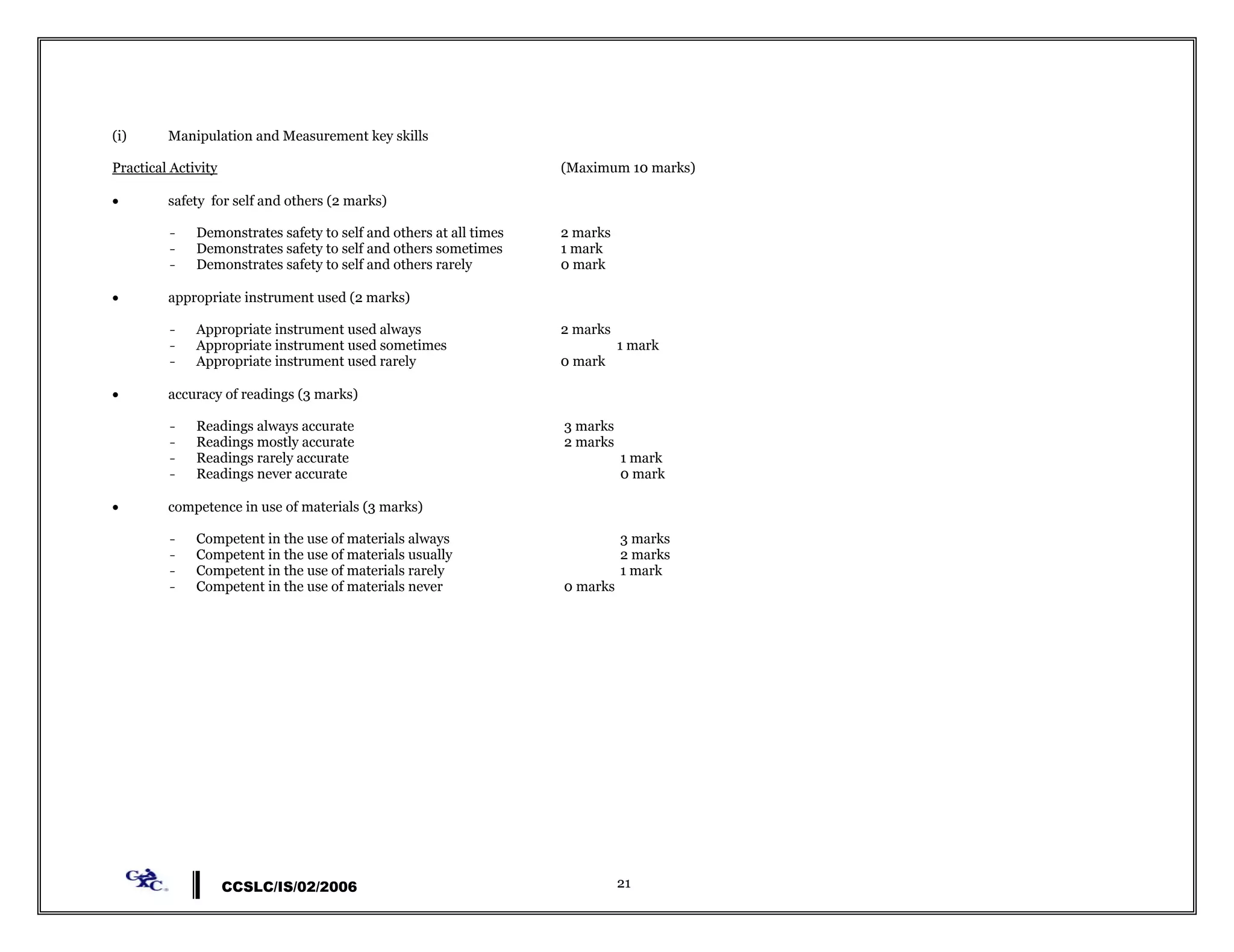 Ccslc syllabus (integrated science) Leroy walker | PDF