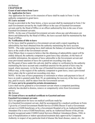 Ccs(leave rule)1972 | DOC