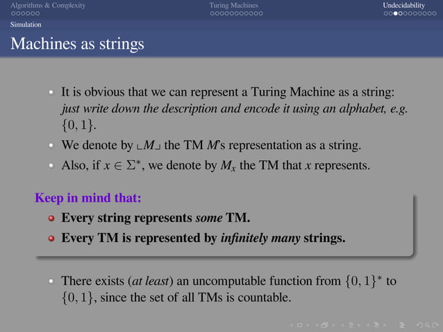 Computational Complexity: Introduction-Turing Machines-Undecidability | PDF | Programming ...