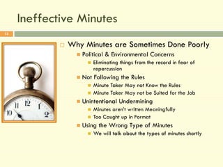 All About Meeting Minutes | PPTX