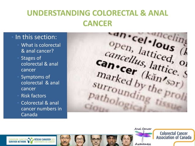 Anal And Colorectal Cancer Ppt