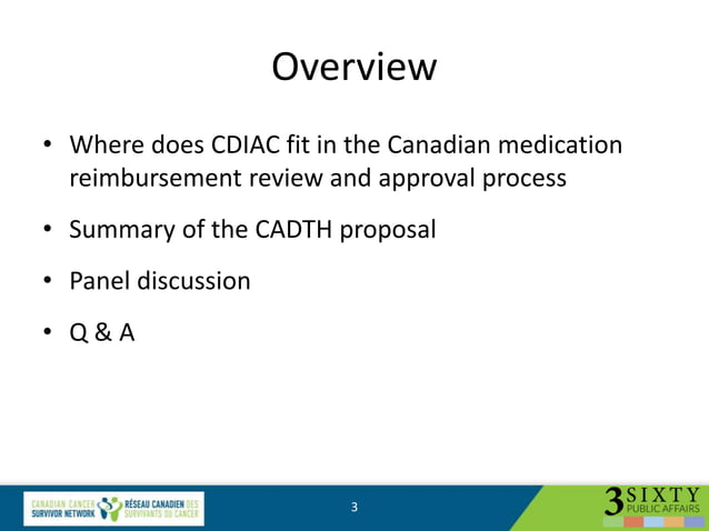 CDIAC Transition to CADTH | PPT