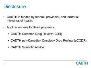 What is patient engagement at CADTH, and how can you get involved? | PPTX