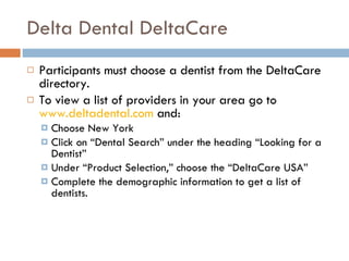 Ccsnys Delta Dental Presentation | PPT