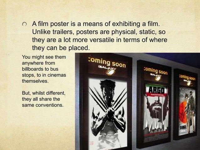 Codes and Conventions of Film Posters | PPT