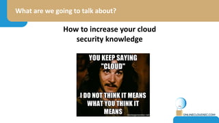 Cloud security certifications landscape | PPT