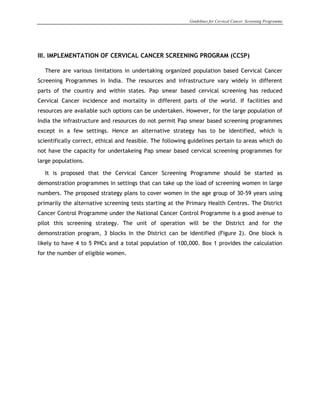 Cervical cancer screening | PDF