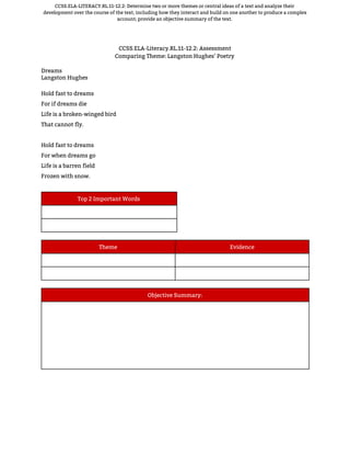 RL.11-12.2 assessment11 | PDF