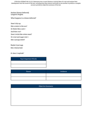 RL.11-12.2 assessment11 | PDF