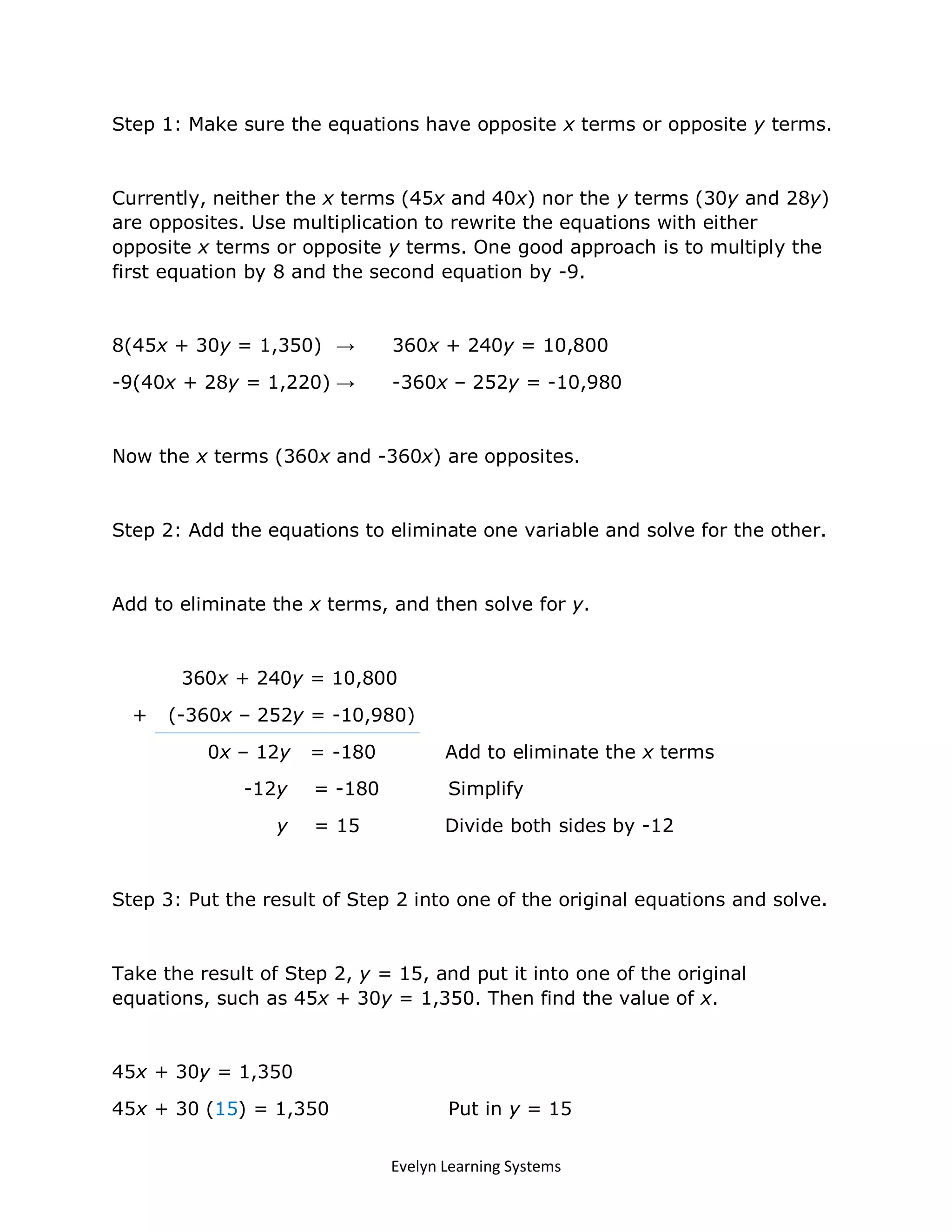 Ccss.math.content.8.ee.c.8b sample question | PDF