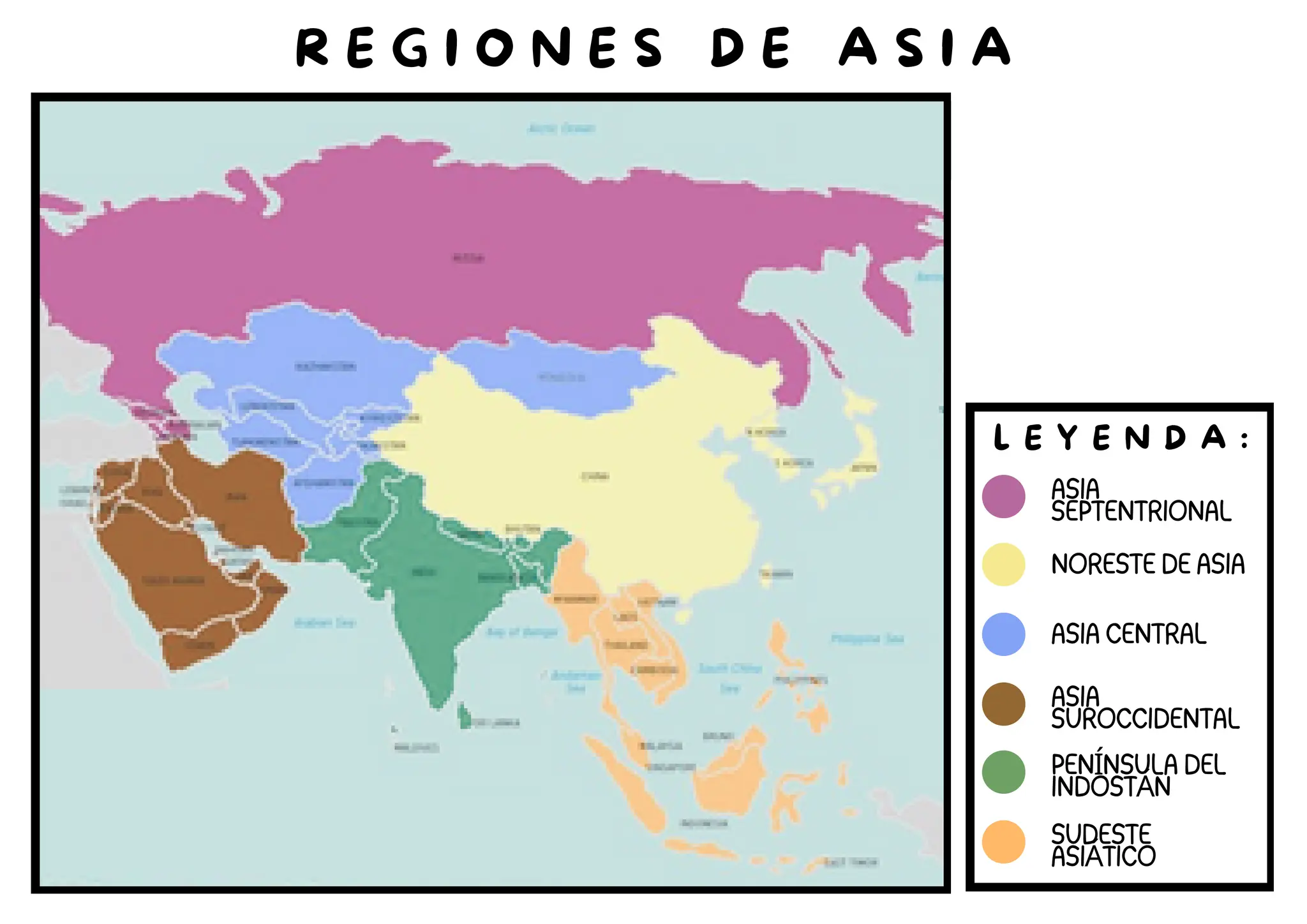MAPAS DE ASIA .......................... | PPT