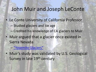 Exploring John Muir letters on Calisphere | PPTX | Geography | Science
